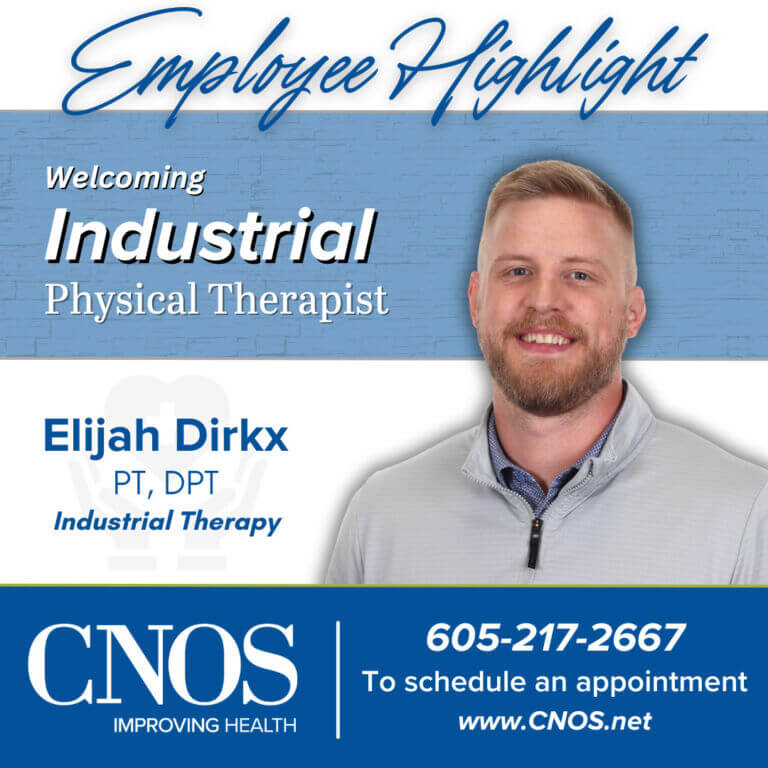 Business Spotlight: Industrial Therapy at CNOS - Welcoming Elijah Dirkx ...